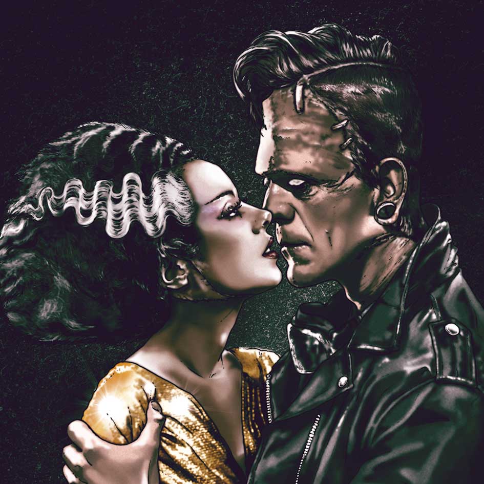 The Kiss | Ilustración Digital Fab Ciraolo – Fab Ciraolo